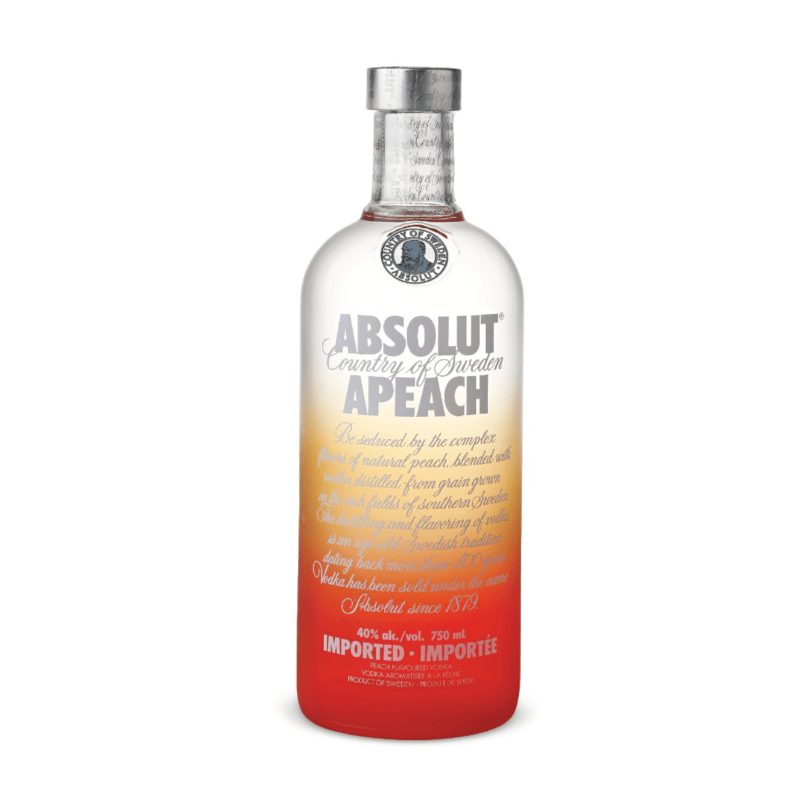 Absolut Apeach Vodka 750ml | S Liquor