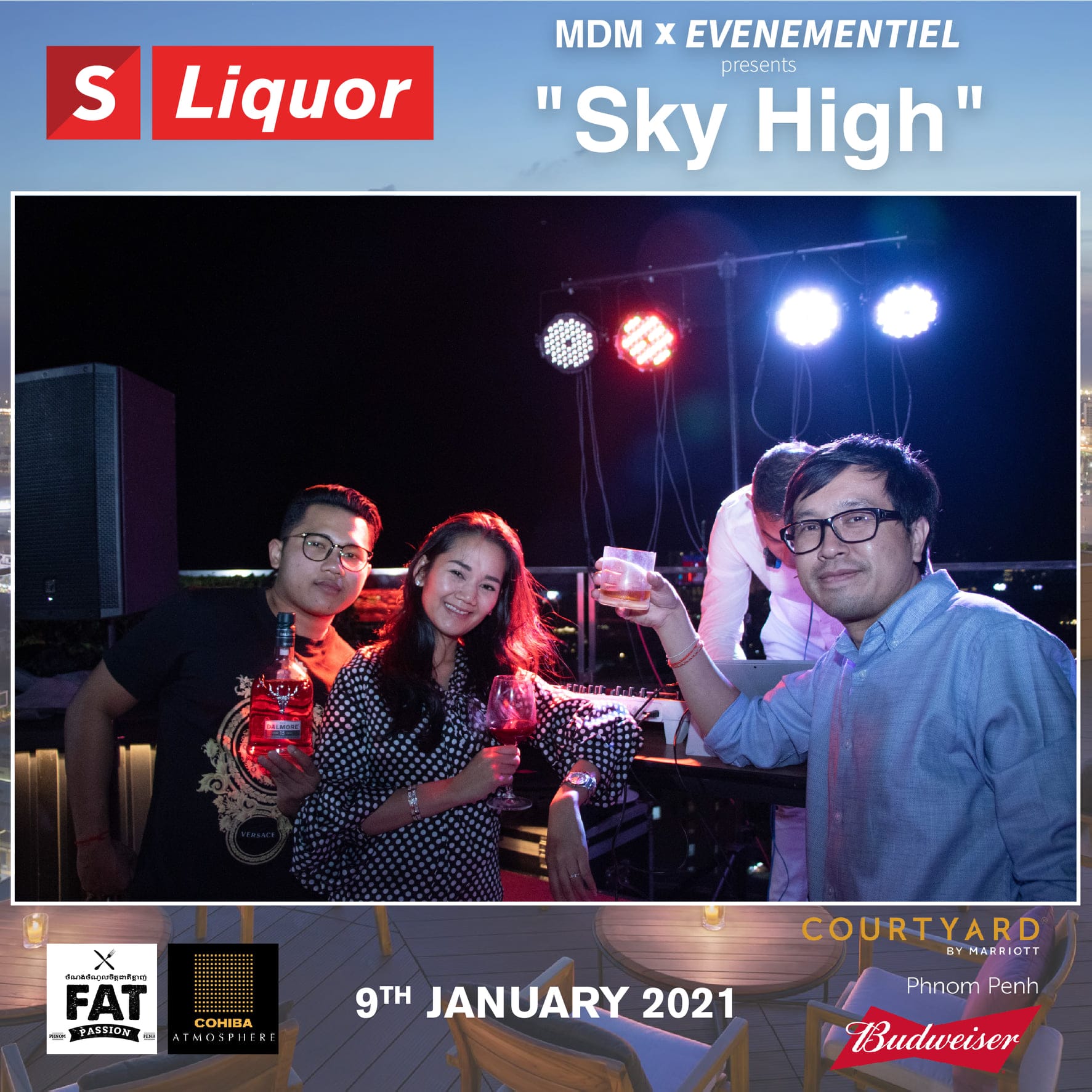 "Sky High" - MDM X Evenementiel Kh At Courtyard By Marriott | S Liquor