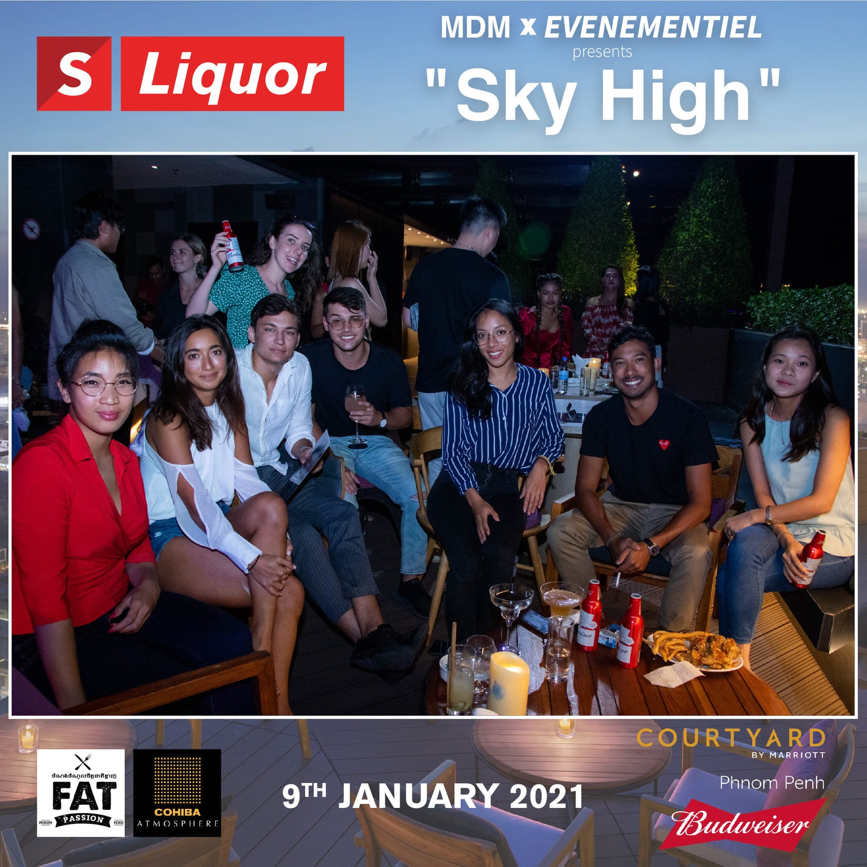 "Sky High" - MDM X Evenementiel Kh At Courtyard By Marriott | S Liquor