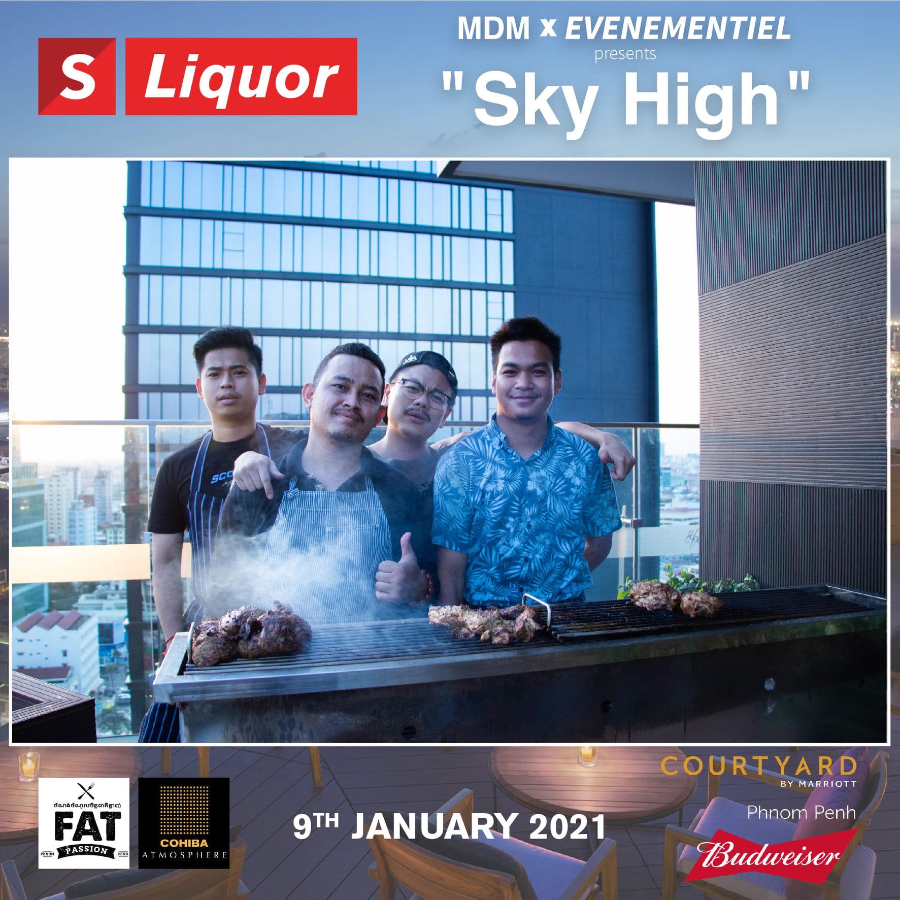 "Sky High" - MDM X Evenementiel Kh At Courtyard By Marriott | S Liquor
