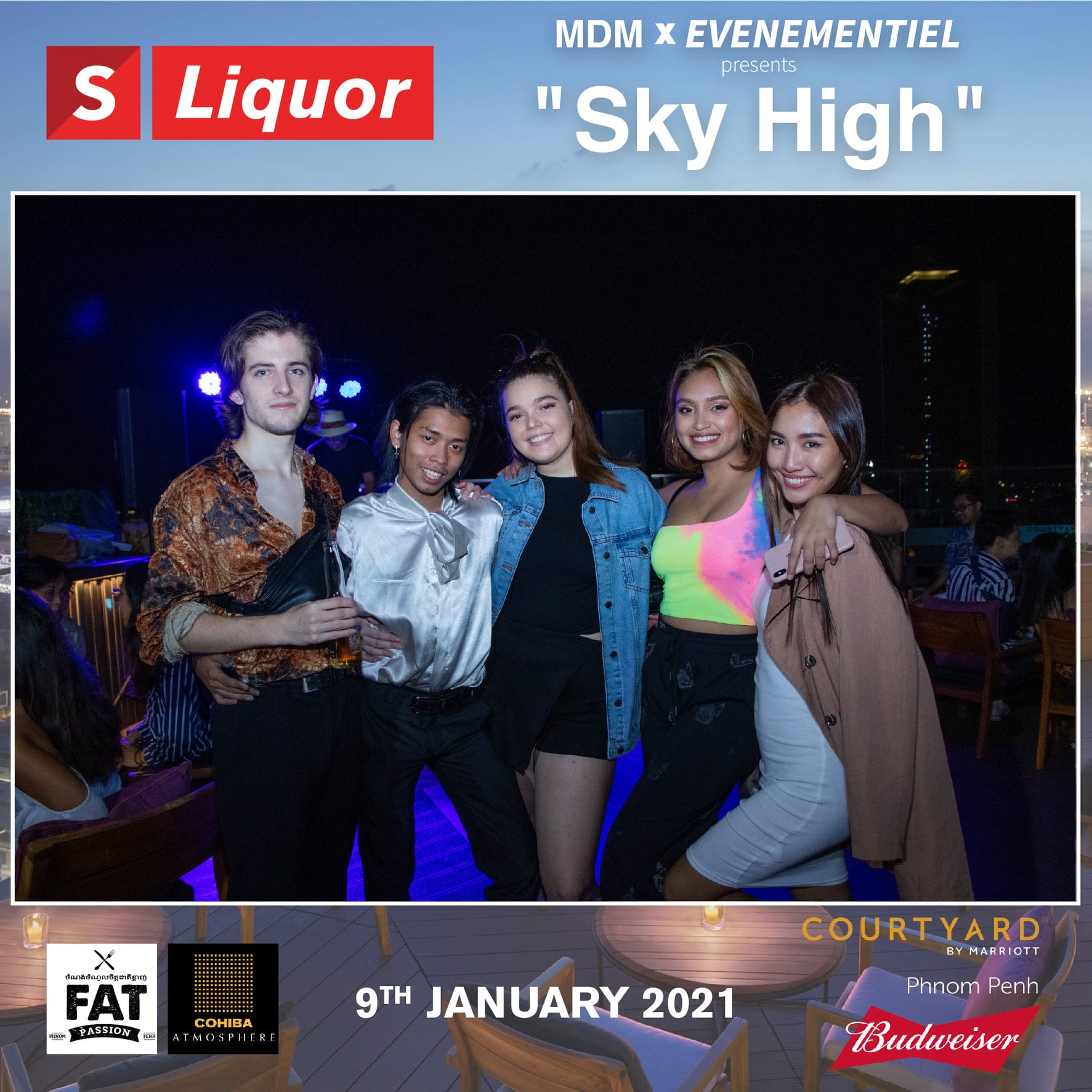 "Sky High" - MDM X Evenementiel Kh At Courtyard By Marriott | S Liquor