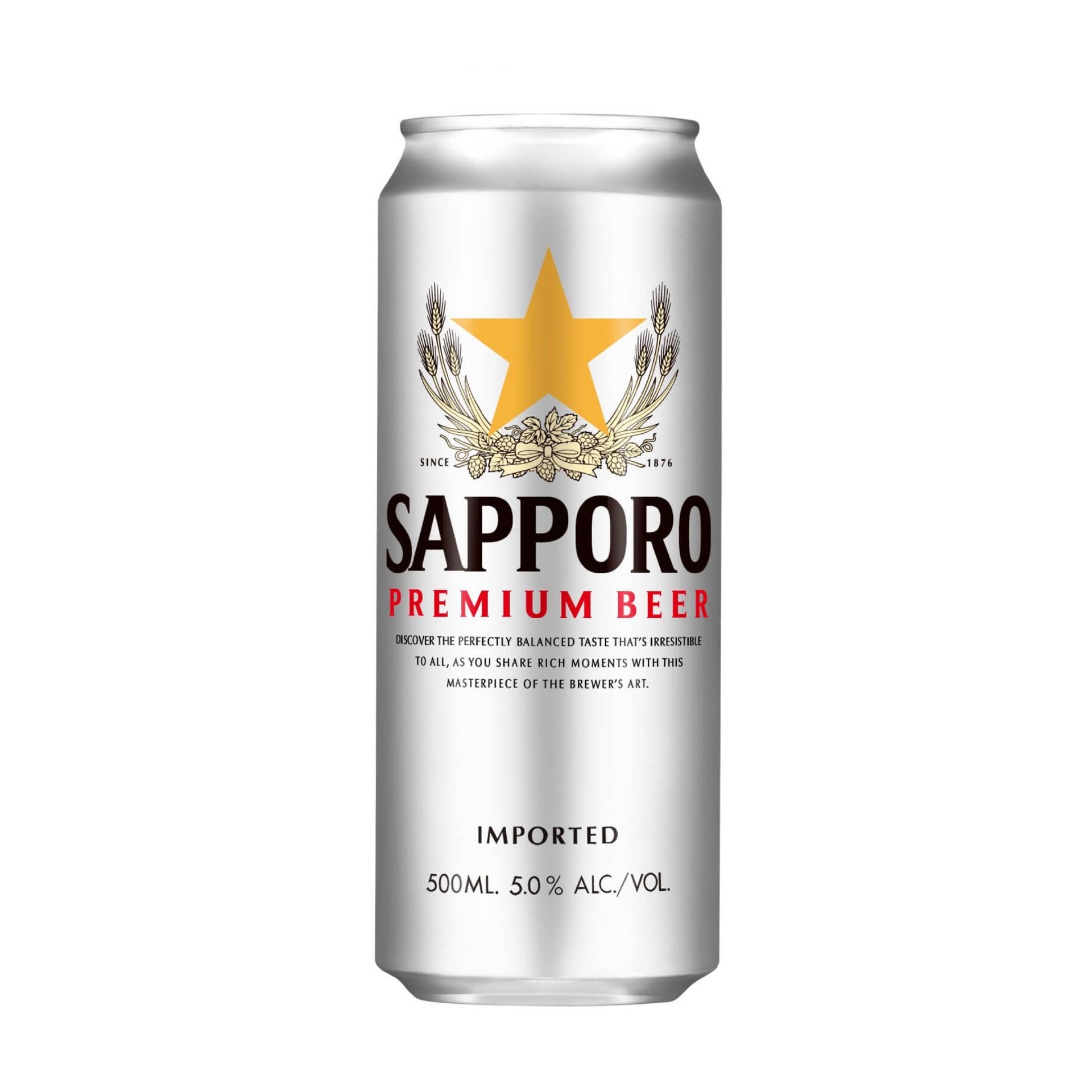 Sapporo Premium Beer Can 500ml | S Liquor