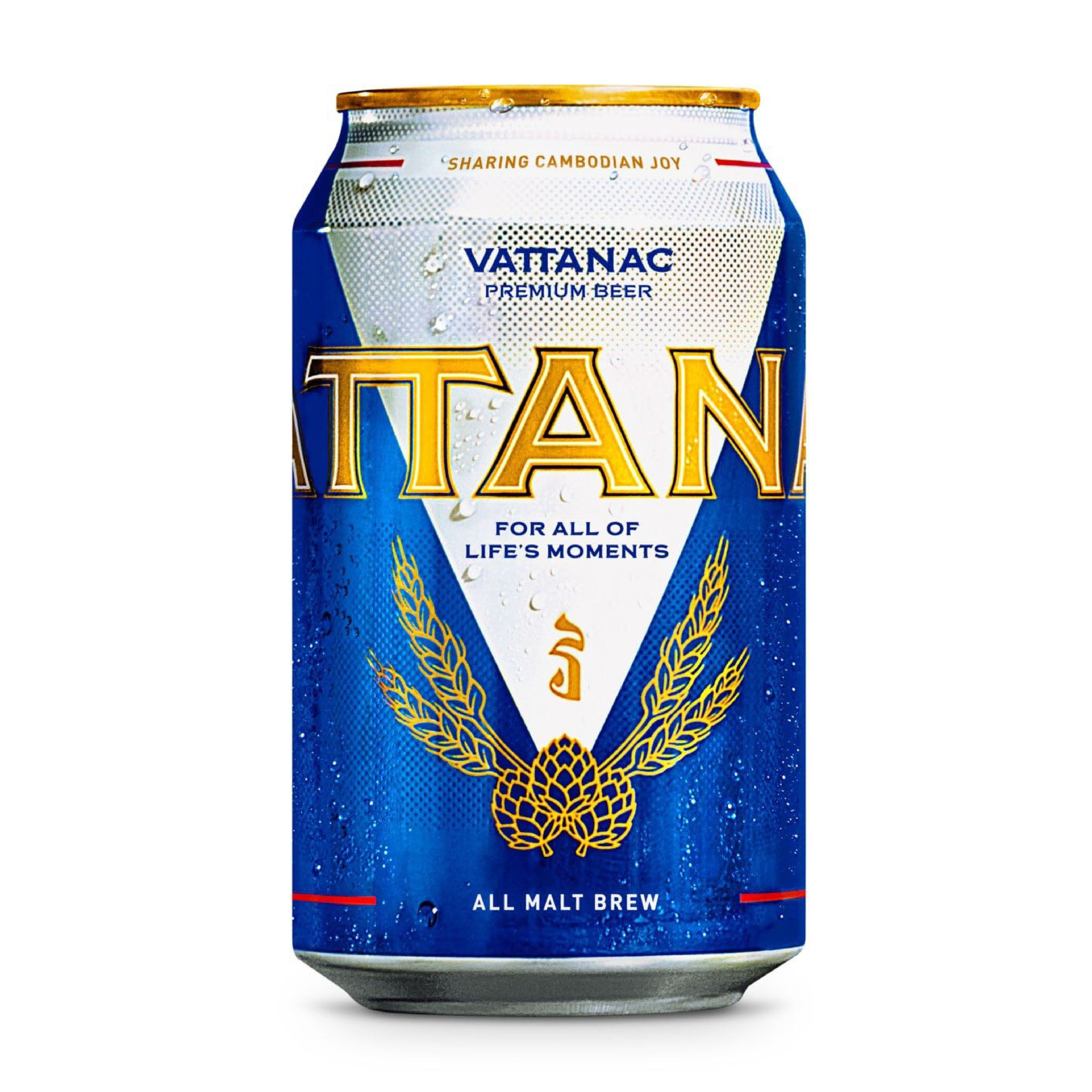 Vattanac Premium Beer Can 330ml | S Liquor