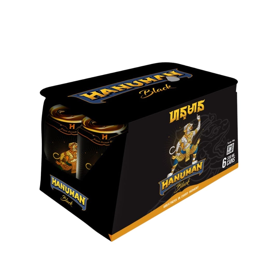 Hanuman Black Can 330ml Pack/6Cans | S Liquor